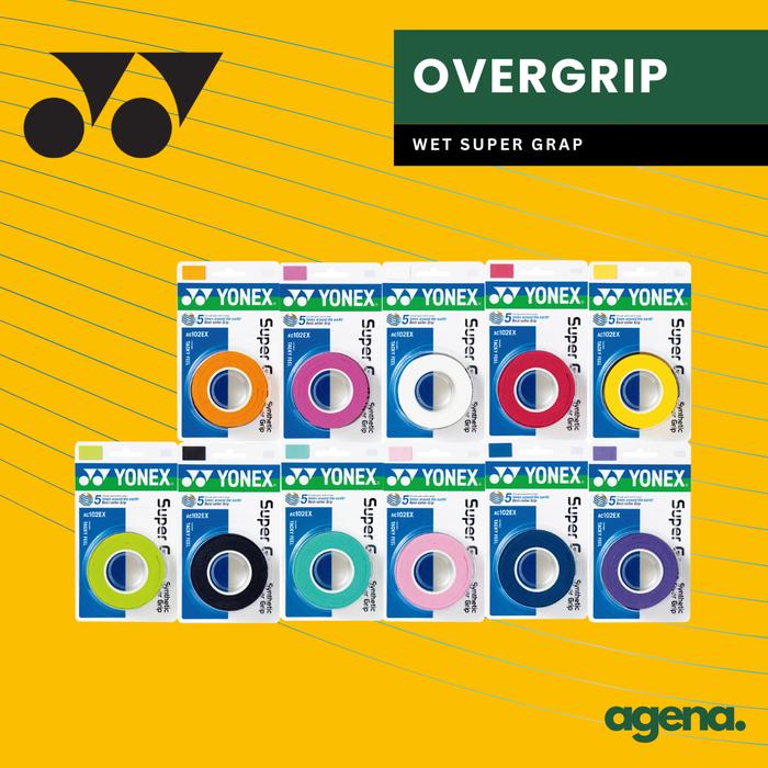 Jual Yonex Wet Super Grap Tennis Overgrip - Overgrip Tenis/Badminton/Padel - Misty Pink ...