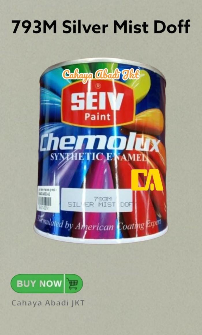 Jual Cat Minyak Kayu Besi SEIV 793M Silver Mist DOFF 1liter - Jakarta ...