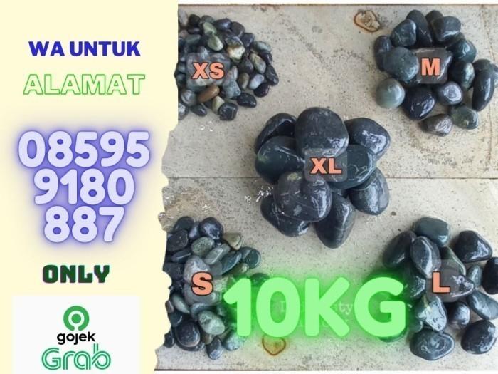 Jual Batu Hias Bengkulu Hitam Kecil Karung 10 kg - 4-5cm M - Kota Bekasi - BENIH BAIK GROUP ...
