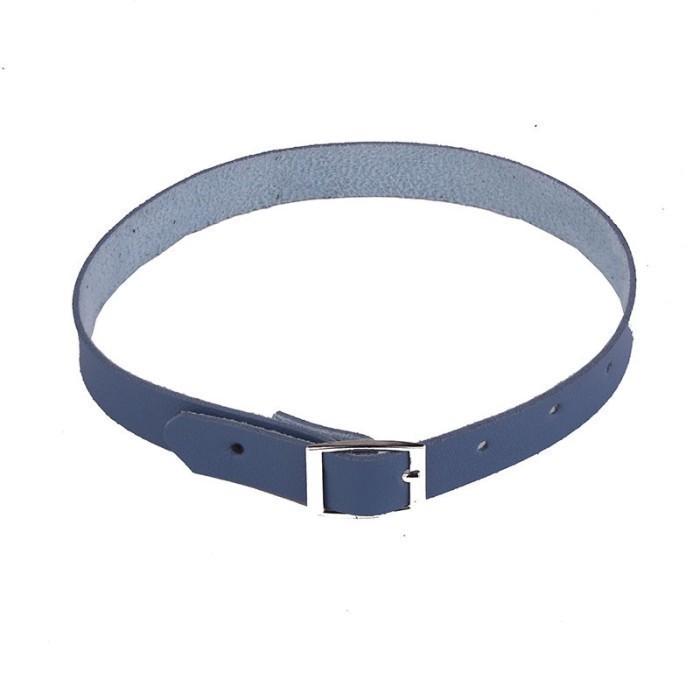 Jual CH-01 kalung choker kulit belt gesper pu leather chocker jepang ...