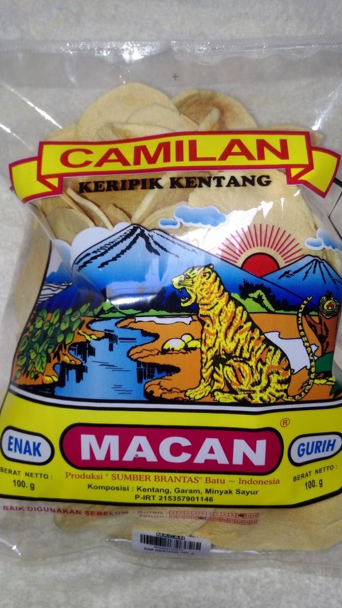 Jual NEW Keripik Kentang Cap Macan / Kripik Kentang Khas Batu Malang ...