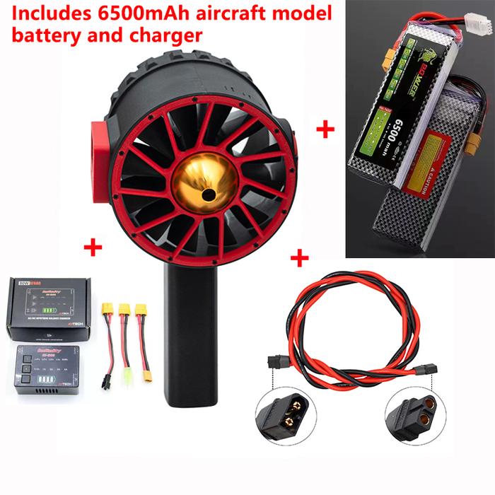 Jual Violent Air blower Mini Turbo Jet Fan 90mm Brushless Motor Superstrong Blower Instantaneous ...