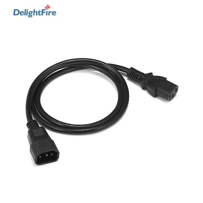 Jual C13 C14 Extennsion Cable 10A C14 to C13 Power Cord 1m 3m 5m 10m ...