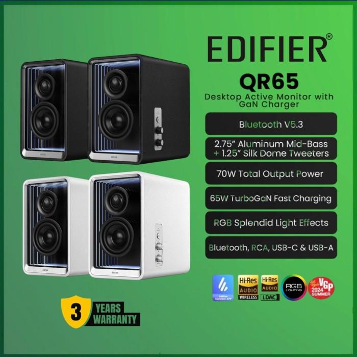 Jual Edifier QR65 QR 65 Desktop Active Monitor Speaker with GaN Charger ...