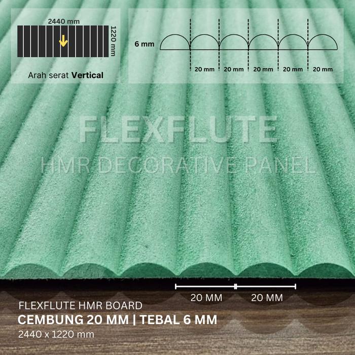 Jual Flexible Fluted Wall Panel Hiasan Dinding Cekung Cembung Lurus ...