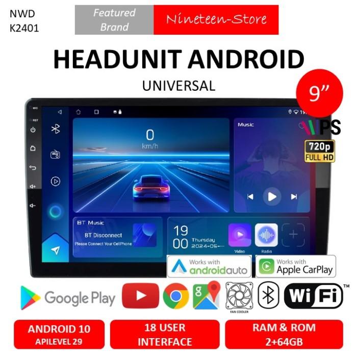 Jual Headunit Android Universal 9 Inch 2GB Double Din Head Unit Tape Mobil - Kota Depok ...