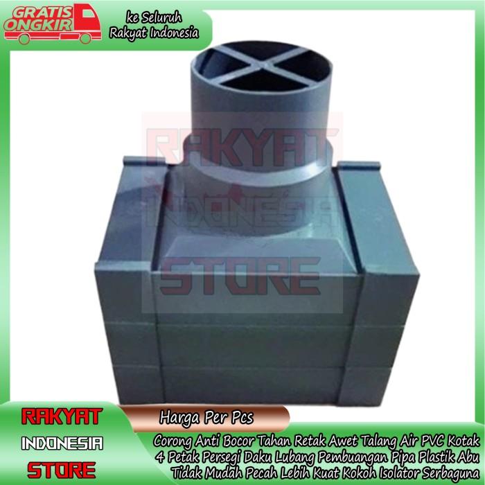 Jual Corong Pipa Plastik Talang Air PVC Kotak 4 Petak Persegi Daku ...
