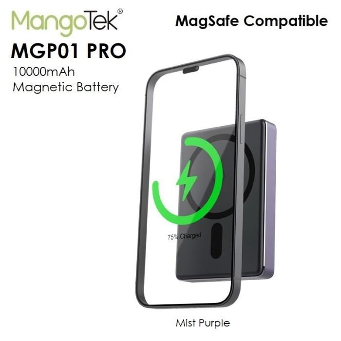 Jual MangoTek MGP01 PRO - 10000mAh 15W Magnetic MagSafe Power Bank ...