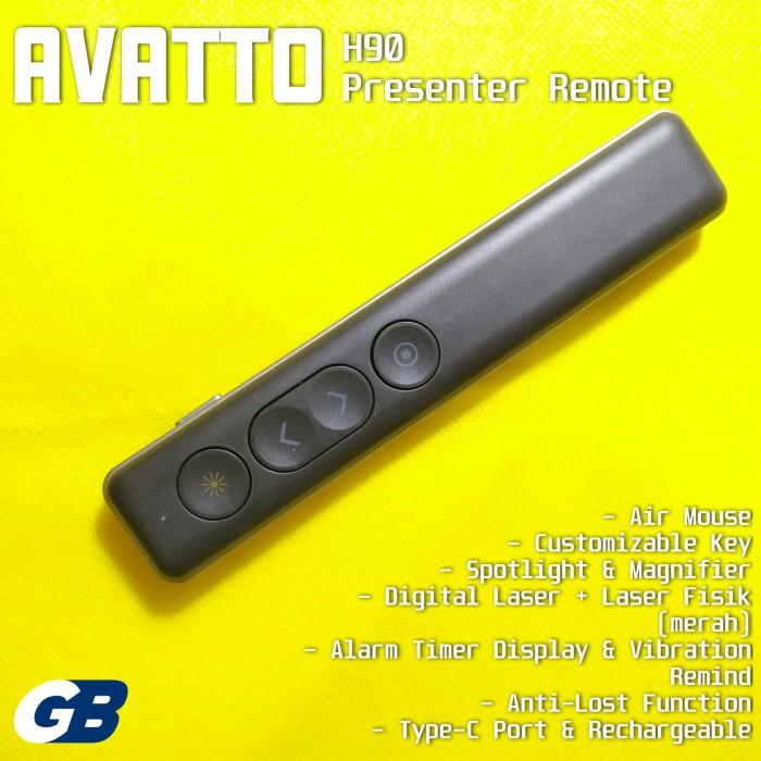 Jual AVATTO H90 DIGITAL LASER SPOTLIGHT MAGNIFY WIRELESS PRESENTER NOT ...