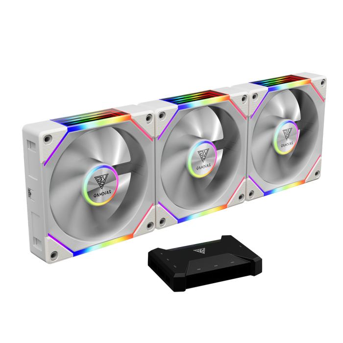 Promo GAMDIAS CASE FAN AEOLUS P2-1203U WH INFINITY MIRROR SWAPPABLE ...