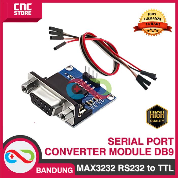 Jual MAX3232 RS232 TO TTL SERIAL PORT CONVERTER MODULE DB9 - Kota ...