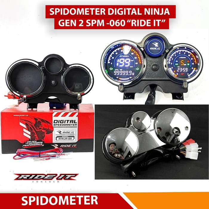 Jual SPEEDO DIGITAL LED NINJA SPIDOMETER SPIDO DIJITAL NINJA SS R TIGER ...