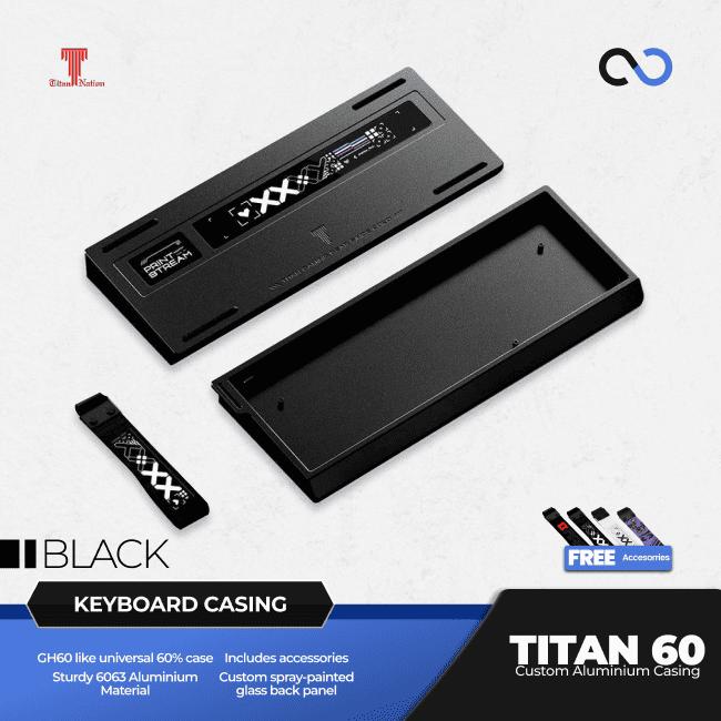 Jual Titan Nation TITAN60 Custom 60% Aluminium Gaming Keyboard Case DIY ...