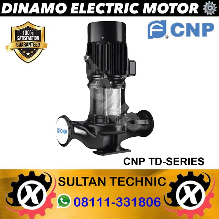 Jual POMPA CNP TD100-35G/2 WHOLE PUMP 15kw 100m3/h 35m 2P 380-415V SS304 Impeller TD In-line ...