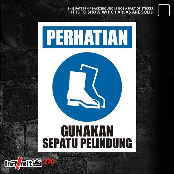 Jual x2 WSKIM-018 stiker safety sign sticker rambu keselamatan kerja K3 ...