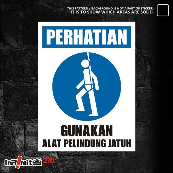 Jual x2 WSKIM-001 stiker safety sign sticker rambu keselamatan kerja K3 ...