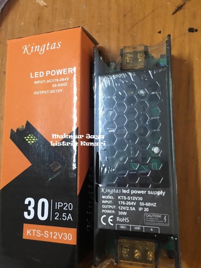 Jual READY - POWER SUPPLY ADAPTOR 12V 2.5A KINGTAS / TRAVO 2,5 AMPERE ...