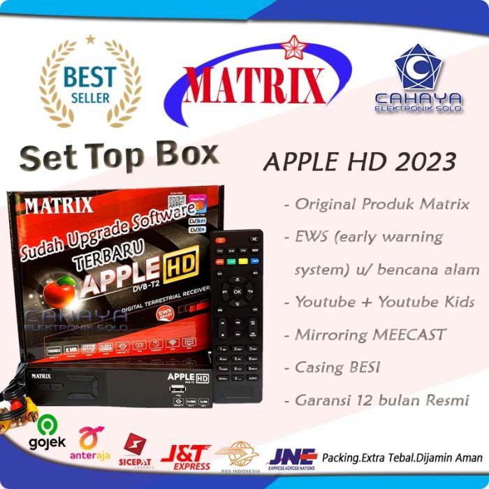 Jual Receiver TV Set Top Box Matrix Apple DVB T2 Digital DVBT2 Antena ...