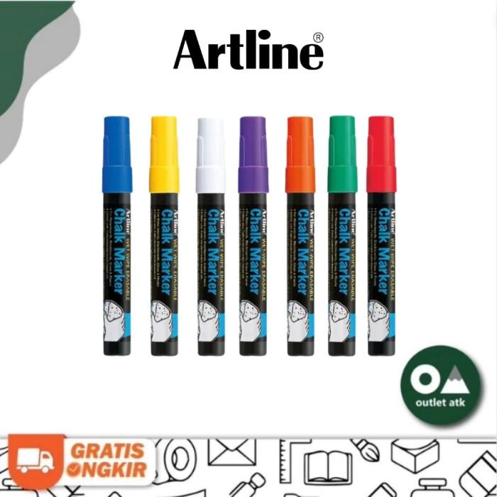 Jual Artline Chalk Marker Colors - Spidol Kapur Kaca Non Permanent - Jakarta Utara - Outlet ATK ...