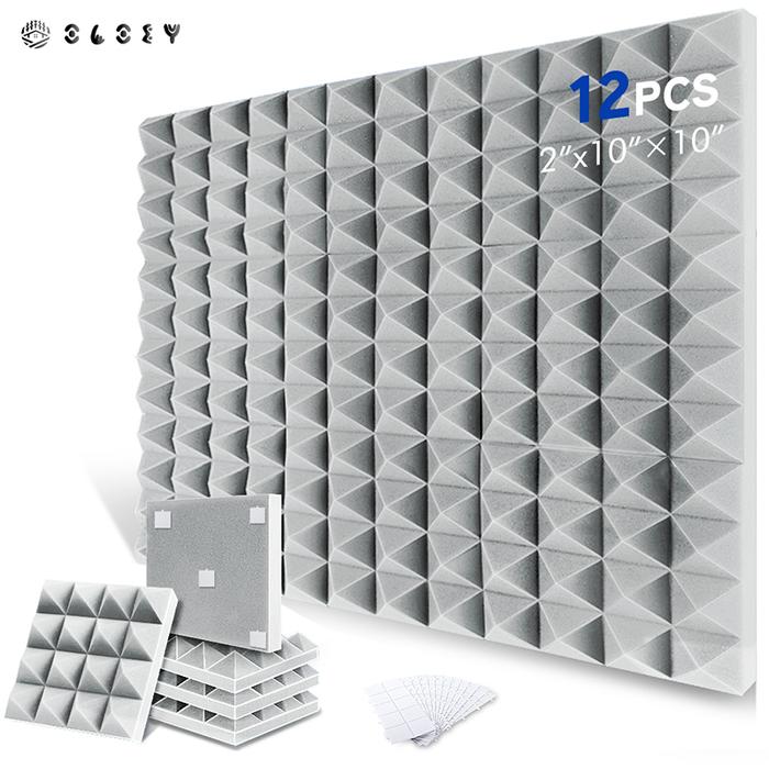 Jual Terbaru!!! Studio Sound Absorbing Panels 12 Pcs, Pyramid Acoustic ...