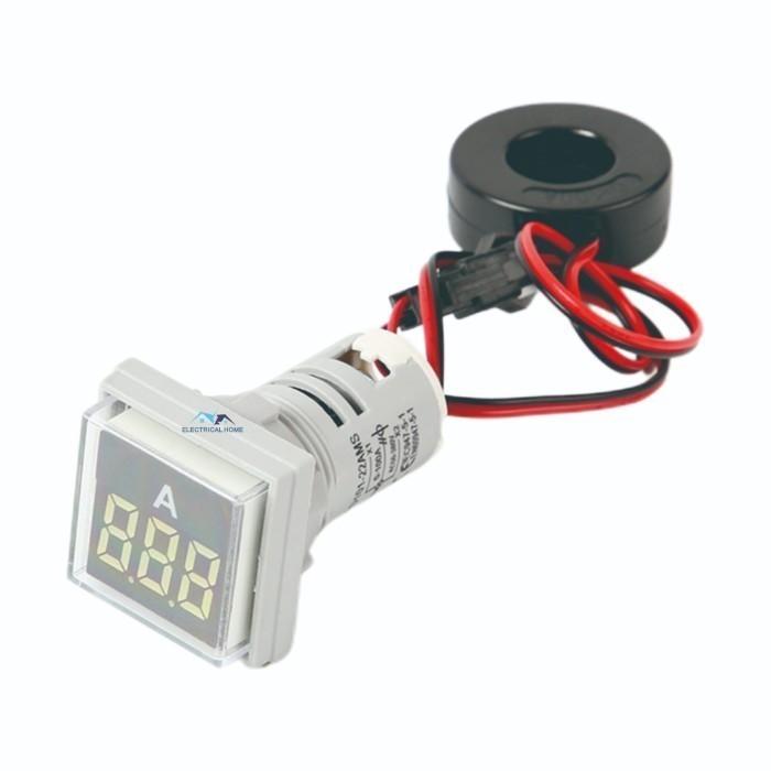 Jual Pilot Lamp LED with AMPER METER 22mm KOTAK - Hijau - Kota Surabaya ...