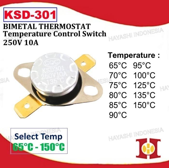 Jual Thermostat Sensor Suhu Pemutus Arus Otomatis Dispenser Penanak ...