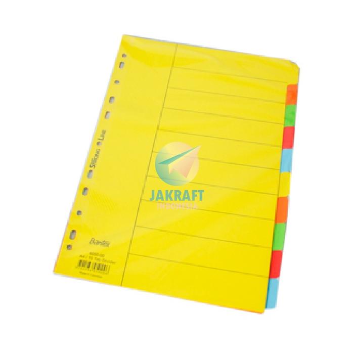 Jual (1 Set) Divider Pembatas Kertas Dokumen Binder Ordner BANTEX 6050 ...
