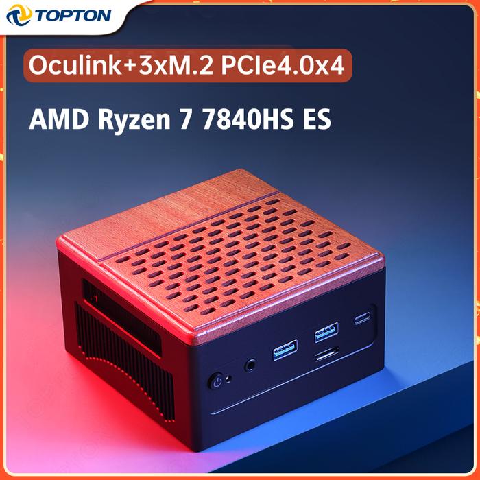 Jual AMD Ryzen 7 7840HS ES Gaming Mini PC Oculink 3*PCIe4.0x4 DDR5 ...