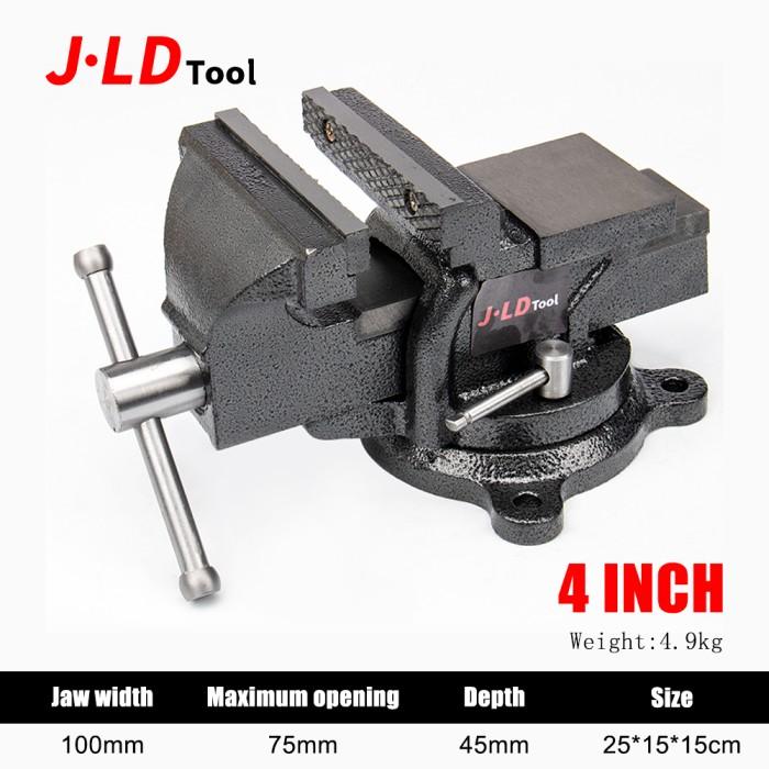 Promo JLD Catok Paron Ragum Besi 3"4"5"6 inch GLX Bench Vice Vise Alat ...