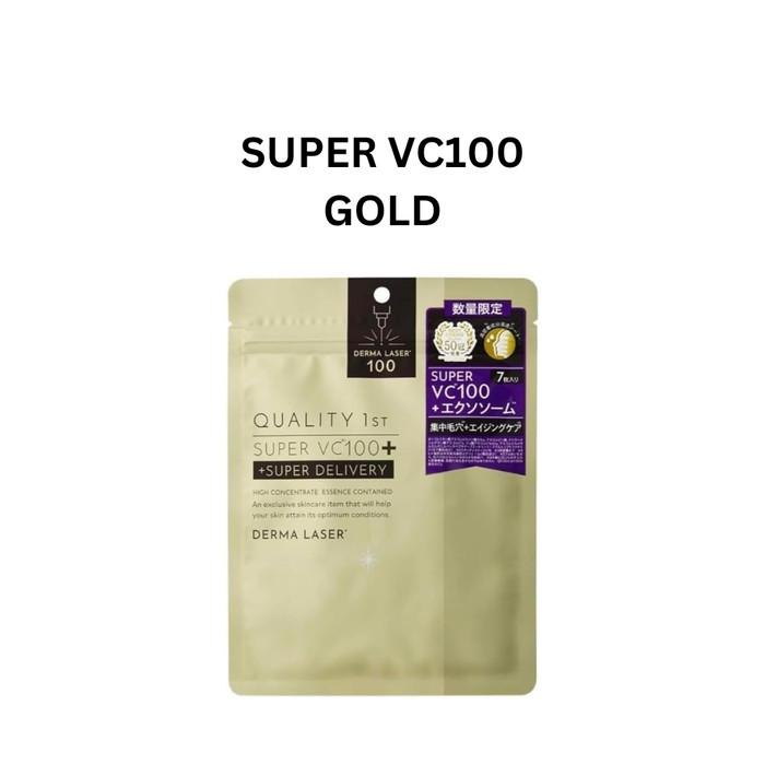 Jual Jttt' Derma Laser Super Vc100+ Glutathione Face Mask Masker Wajah ...