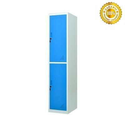 Jual Rak Locker Karyawan Besi 2 Kotak Pintu 38x50x185cm - Biru ORIGINAL ...