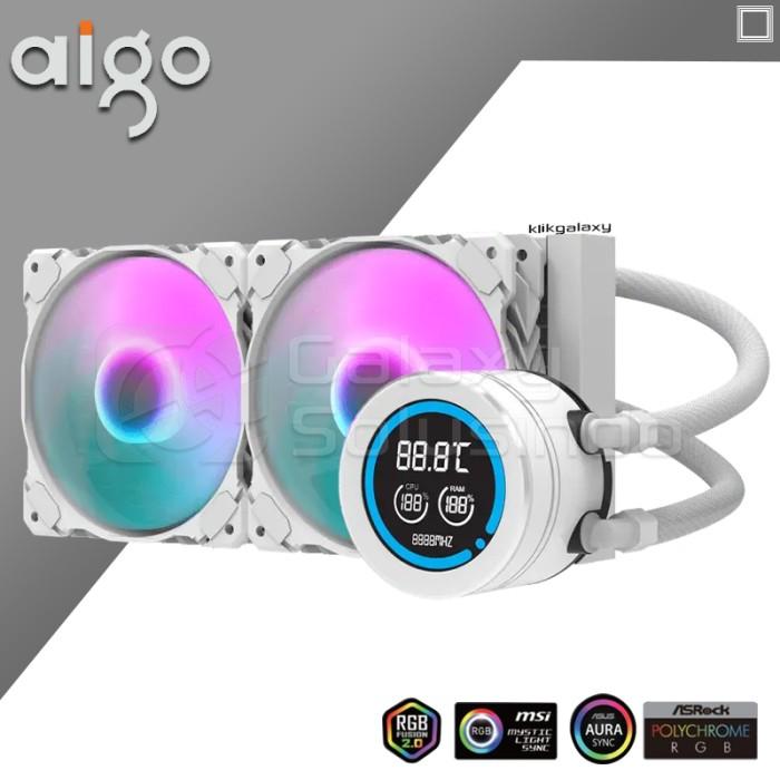 Promo AIGO DARKFLASH Nebula DN 240D ARGB 240mm Liquid CPU Cooler ...