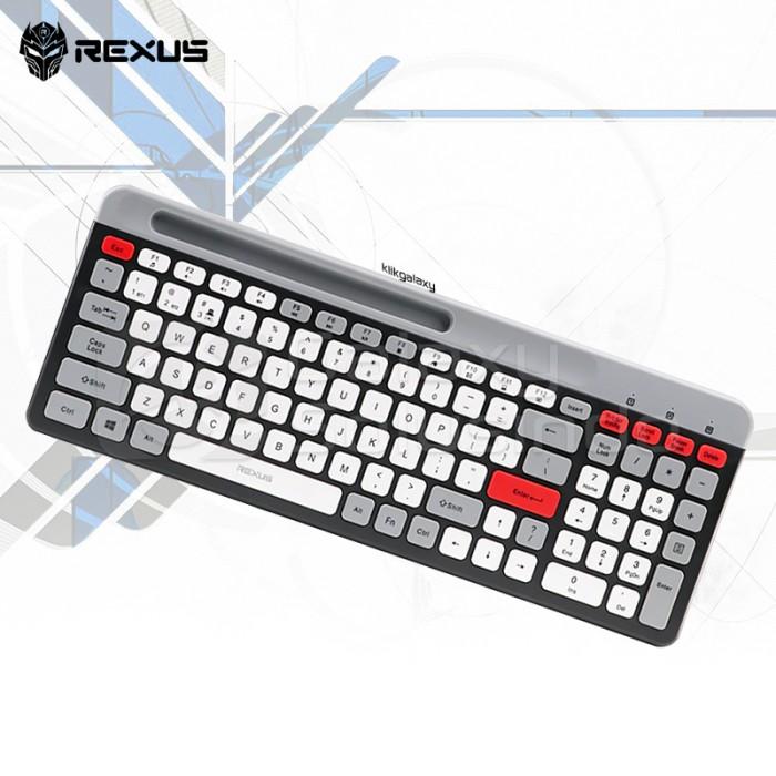 Jual Rexus MOSAIC KB02 Wireless Bluetooth Dual Connection Keyboard ...