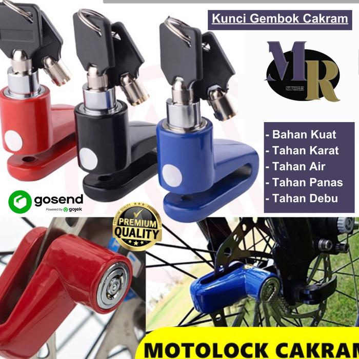 Jual Kunci Gembok Cakram Motor Anti Maling Sepeda Bike Kunci Pengaman ...