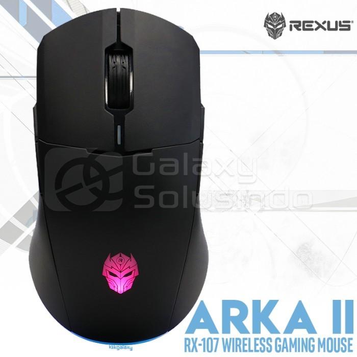 Jual Rexus ARKA II RX-107 RGB Wireless Ambidextrous Gaming Mouse - Kota ...