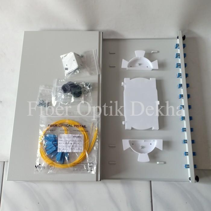 Jual OTB 12 Core Lengkap Pigtail SC UPC / Roset 12C Lengkap FTTH - Kab ...