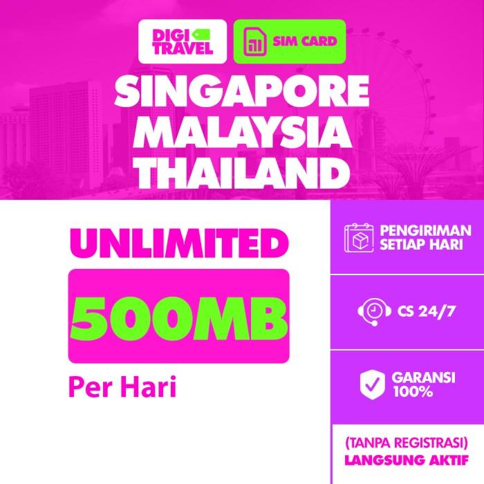Jual Sim Card Singapore Malaysia Thailand Unlimited | Simcard Travel ...