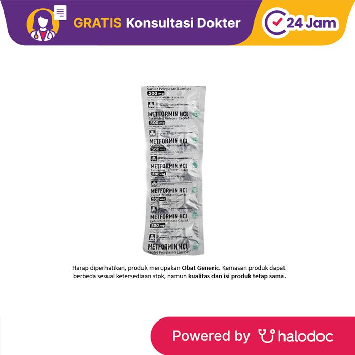 Jual Metformin 500 mg 10 Tablet - Diabetes - Halodoc - Kota Batam ...