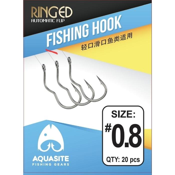 Promo Aquasite Kail Pancing Otomatis Ring Isi 20 Anti Mocel Ukuran 0.8 ...