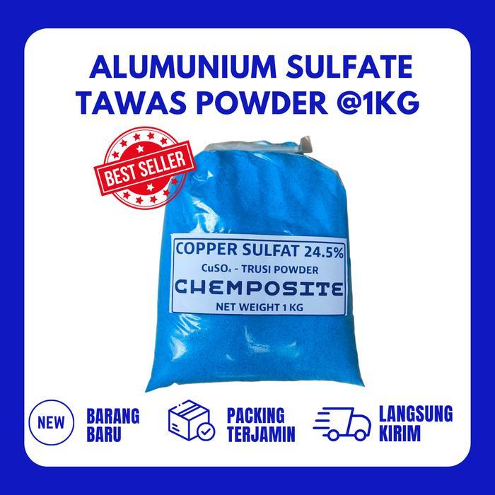Jual Copper Sulphate / Cooper Sulfat / Prusi / Trusi Bubuk 1Kg Kristal ...