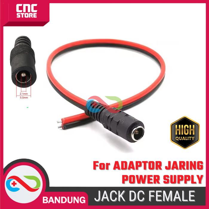Jual KABEL JACK DC FEMALE UNTUK ADAPTOR JARING POWER SUPPLY - Kota ...