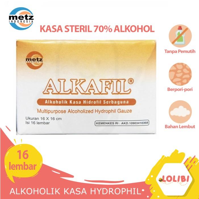 Jual zz- Alkafil Kain Kasa 1 Box Isi 16 pcs / Kasa Alkohol Bayi ...