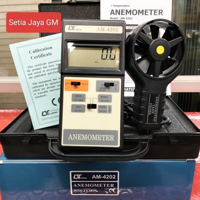 Jual Lutron AM-4202 Anemometer + Temperature Best - Kota Surabaya ...