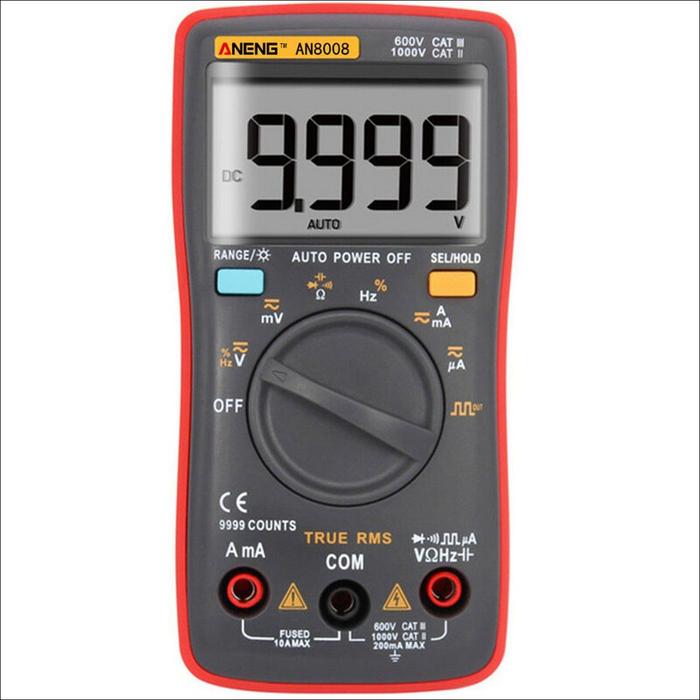 Promo ANENG AN8008 True RMS Wave Output Digital Multimeter AC DC Cicil ...