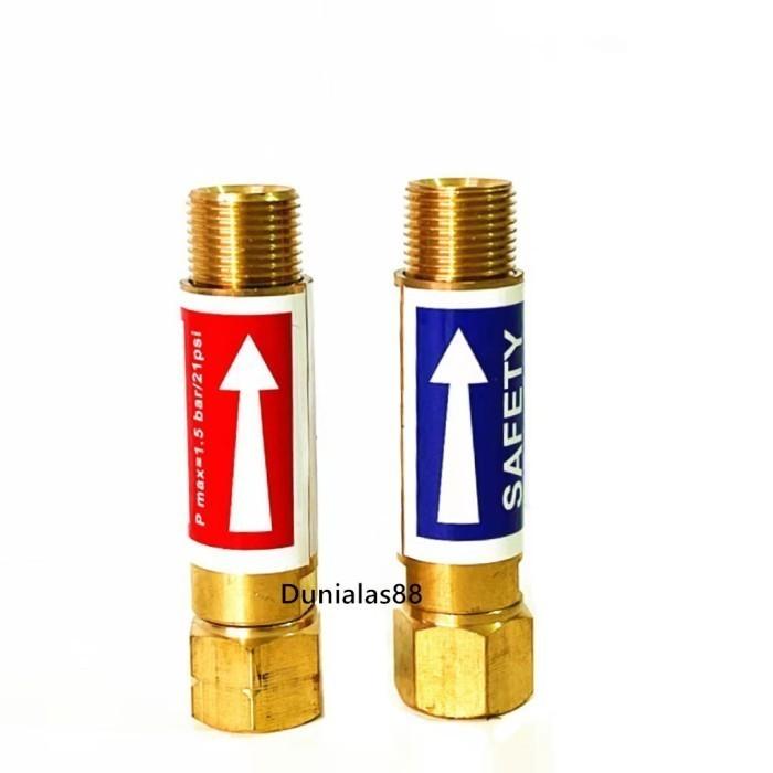 Jual Flashback Arrestor Regualtor Gas Cutting Torch Oxy Ace LPG Flash ...