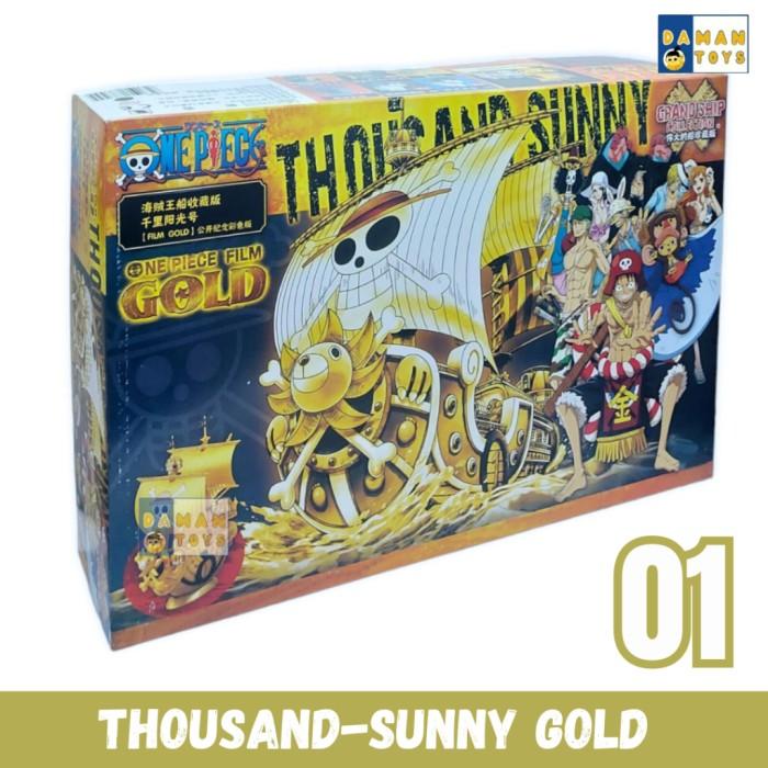Jual Figure Kapal One Piece Going Merry Thousand Sunny Marine Garp Diy ...