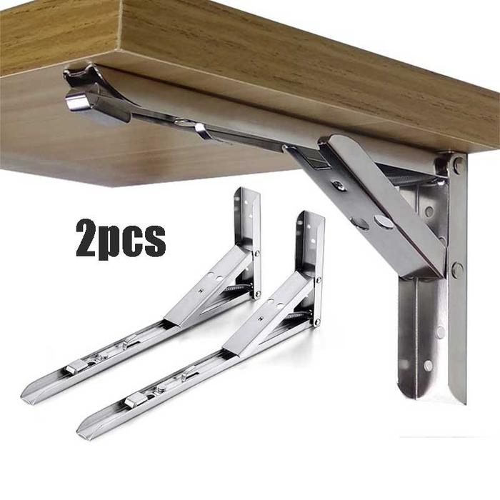 Jual Engsel Siku Premium Bracket Lipat Untuk Meja Kerja Kabinet Rak ...
