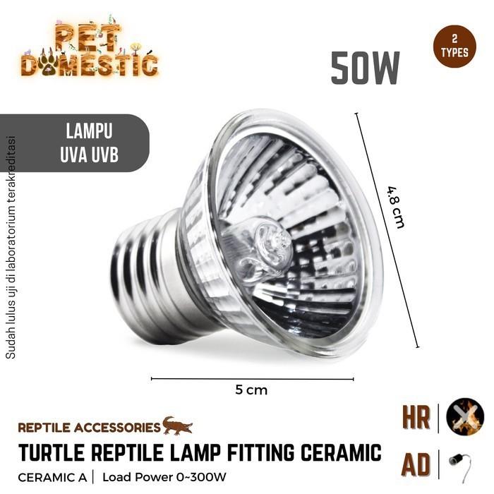 Jual Fitting Lampu Keramik Jepit Reptil UVA UVB Fiting Dimmer ...