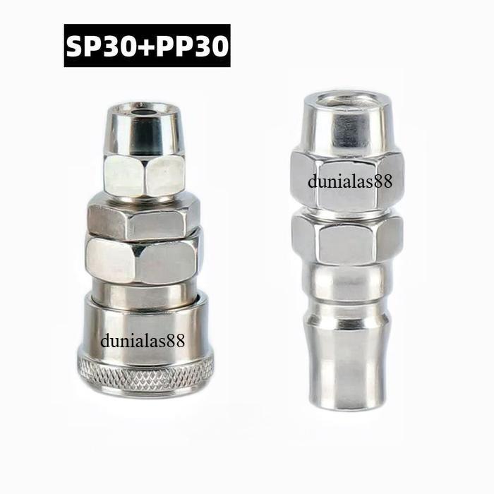 Jual Quick Coupler Kupler Sambungan Nepel SP30 PP30 SH30 PH30 SM30 PM30 ...