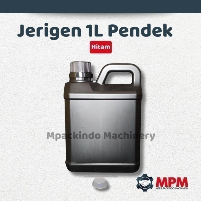 Jual Jerigen 1000 ml Hitam Natural Putih Jirigen PENDEK 1000ml 1L ...